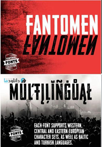 دانلود فونت انگلیسی Fantomen Font