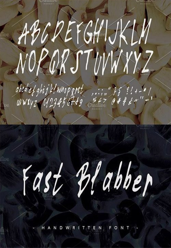 دانلود مجموعه فونت انگلیسی Fast Blabber