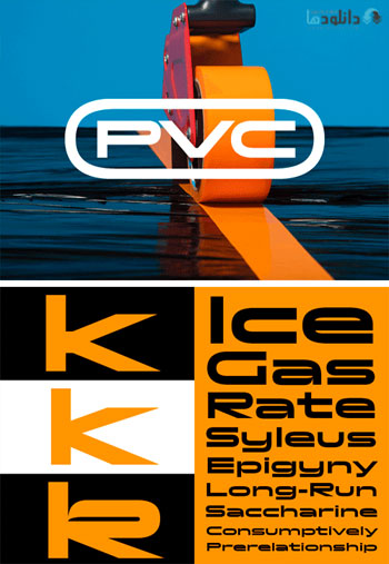 دانلود مجموعه فونت انگلیسی PVC Font Family