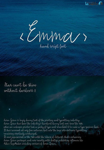 دانلود مجموعه فونت انگلیسی Emma Font