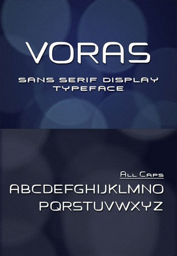دانلود مجموعه فونت انگلیسی Voras Typeface