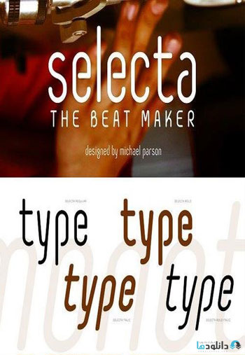 دانلود مجموعه فونت انگلیسی Selecta