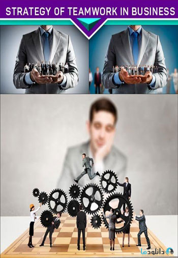 دانلود مجموعه تصاویر شاتر استوک Strategy of teamwork in bus