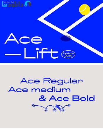 دانلود فونت انگلیسی Ace Lift Font